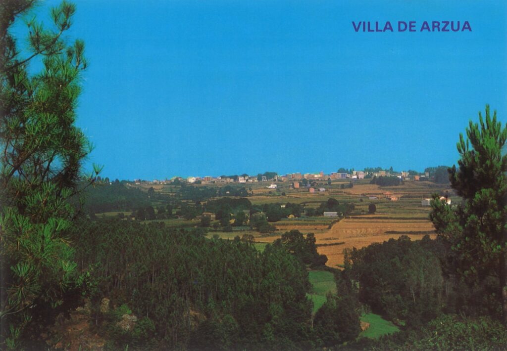 POSTAL ANTIGUA DE ARZUA - VISTA GENERAL - POSTALES FAMA Nº 4467 - Arzúa ...