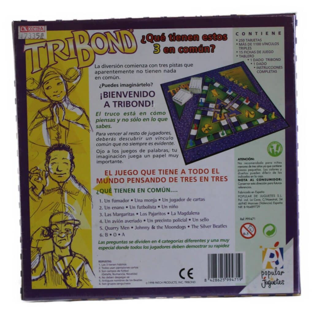 TRIBOND - El juego que tiene a todo el mundo pensando de tres en tres ...